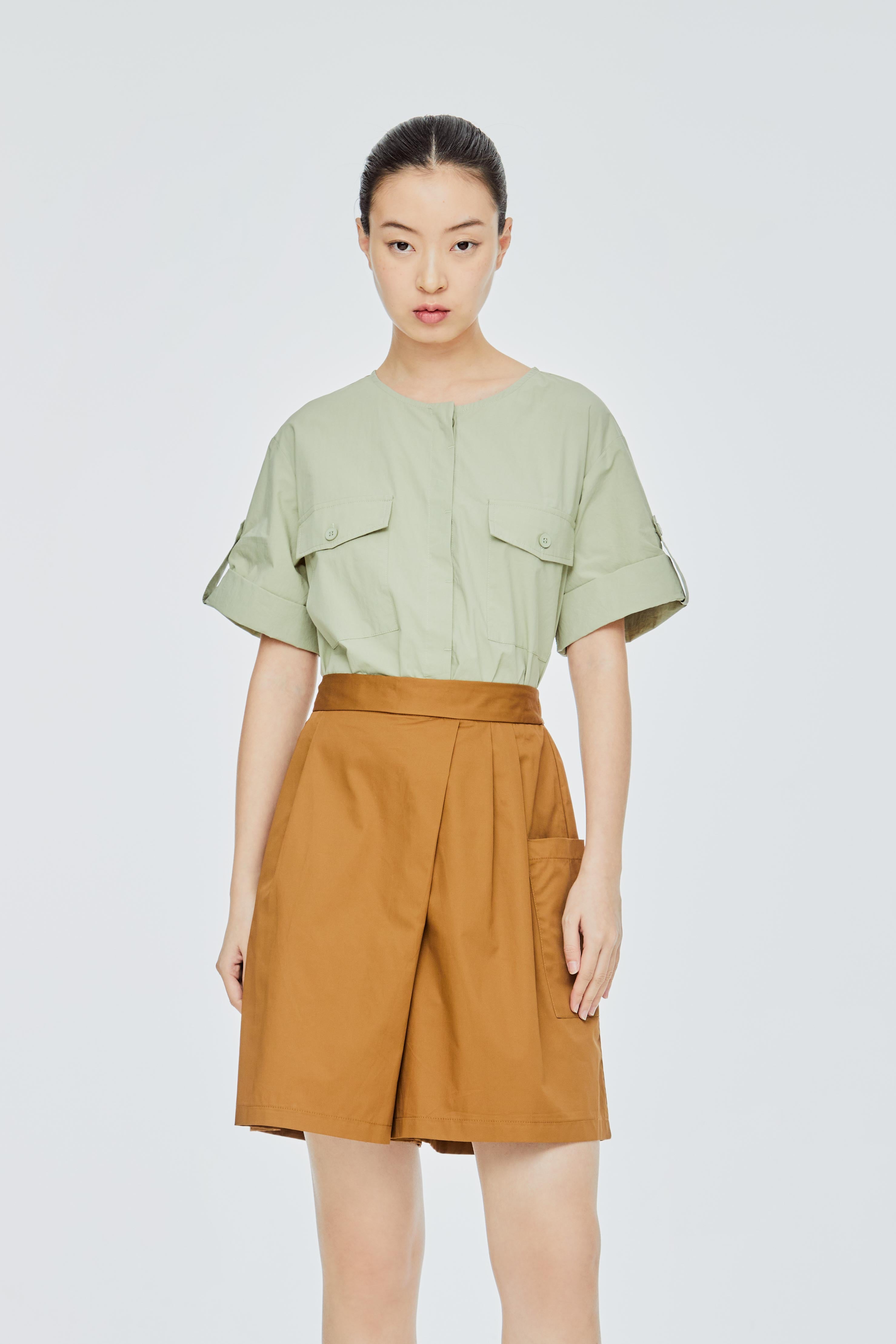 Pleated Overlapped Skorts – iORA Malaysia
