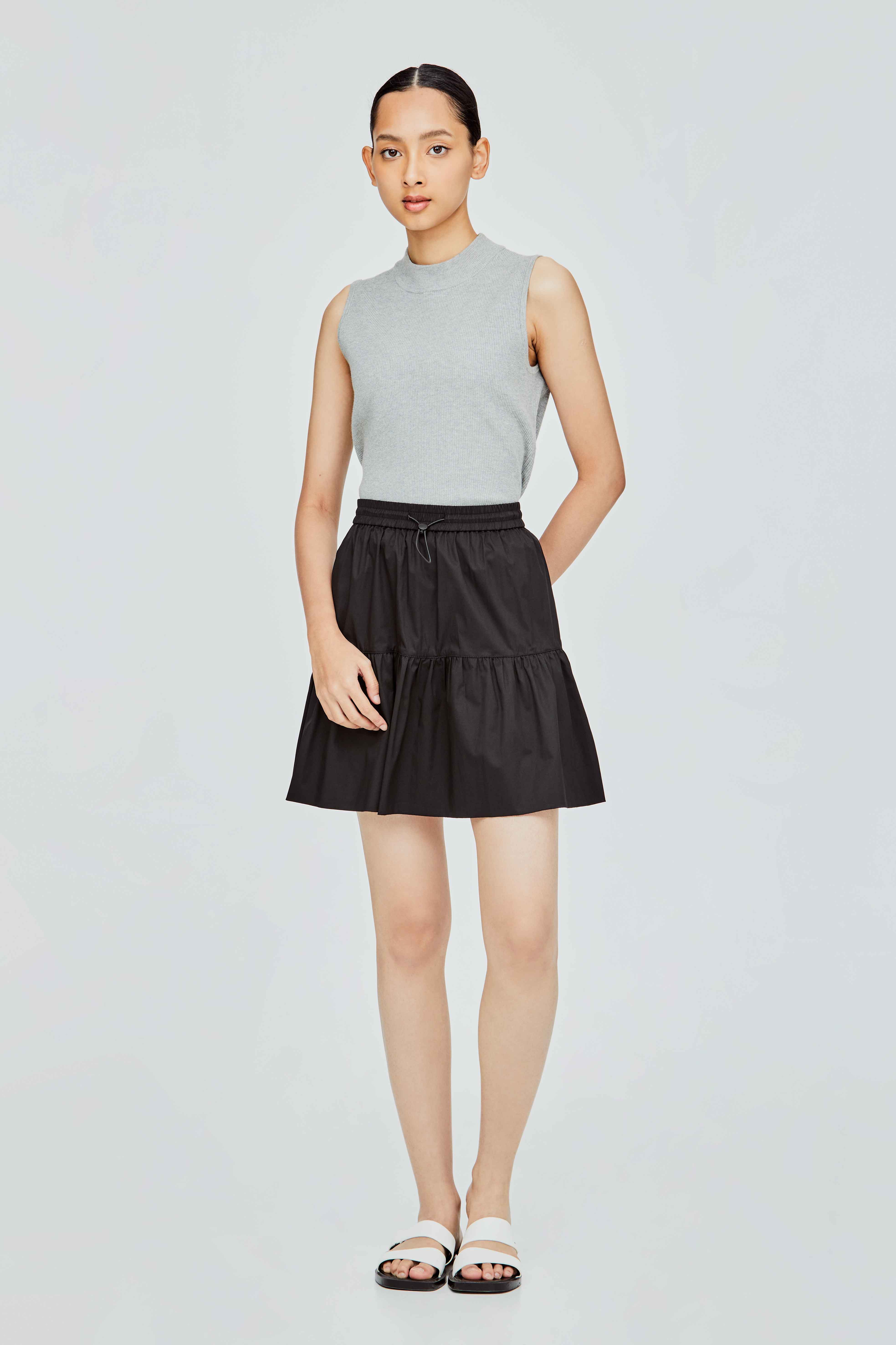 Gathered Tiered Mini Skirt – iORA Malaysia