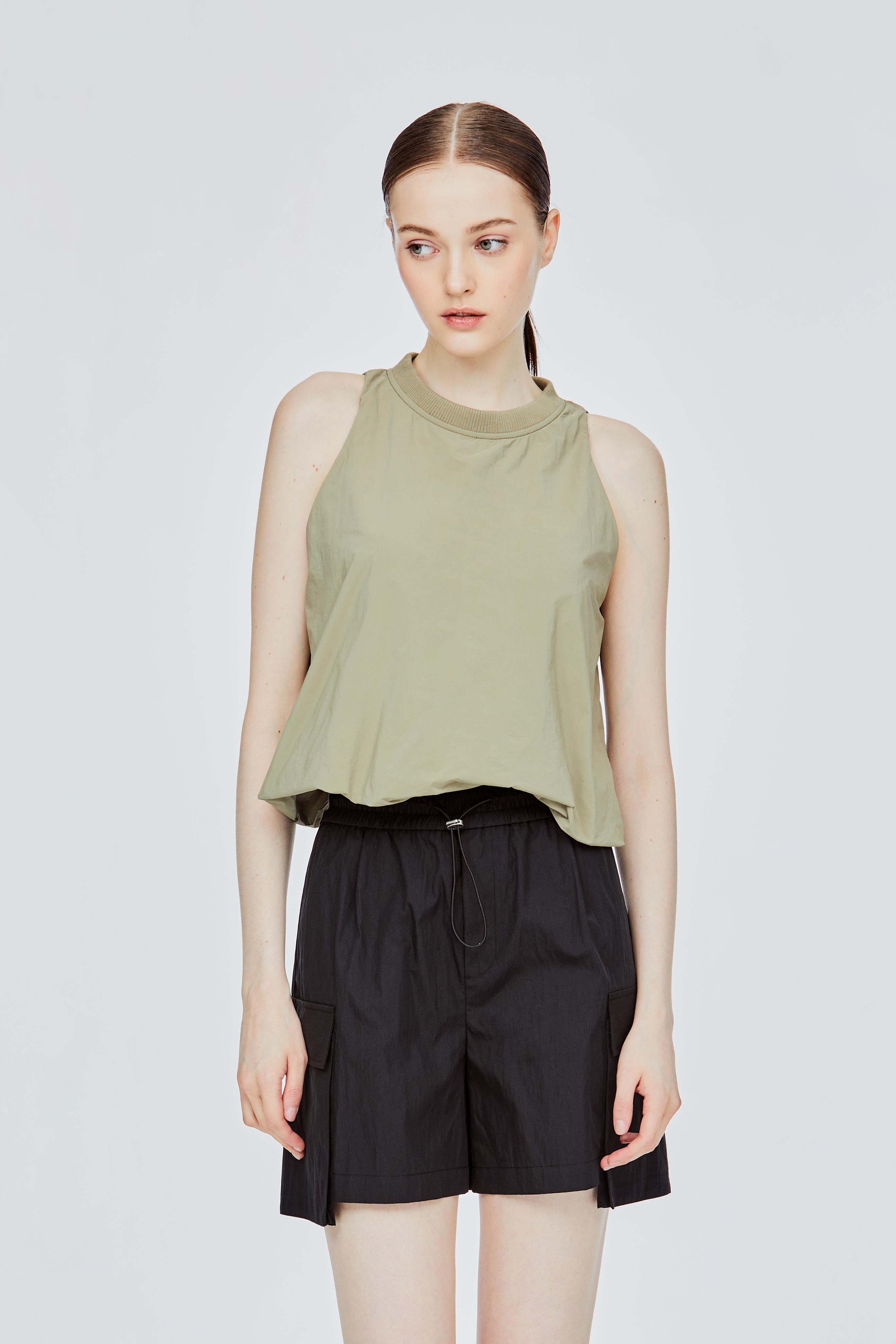 Bubble Hem Sleeveless Top – iORA Malaysia