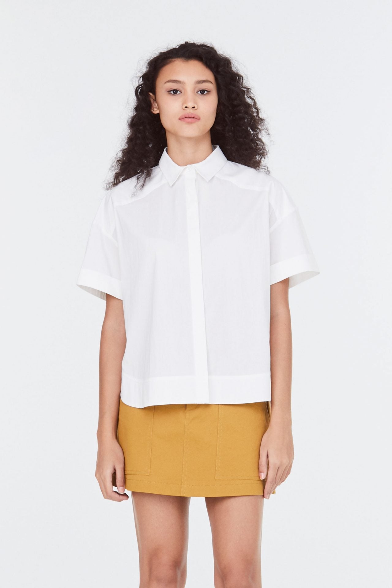 Dropped Shoulder Box Blouse – iORA Malaysia
