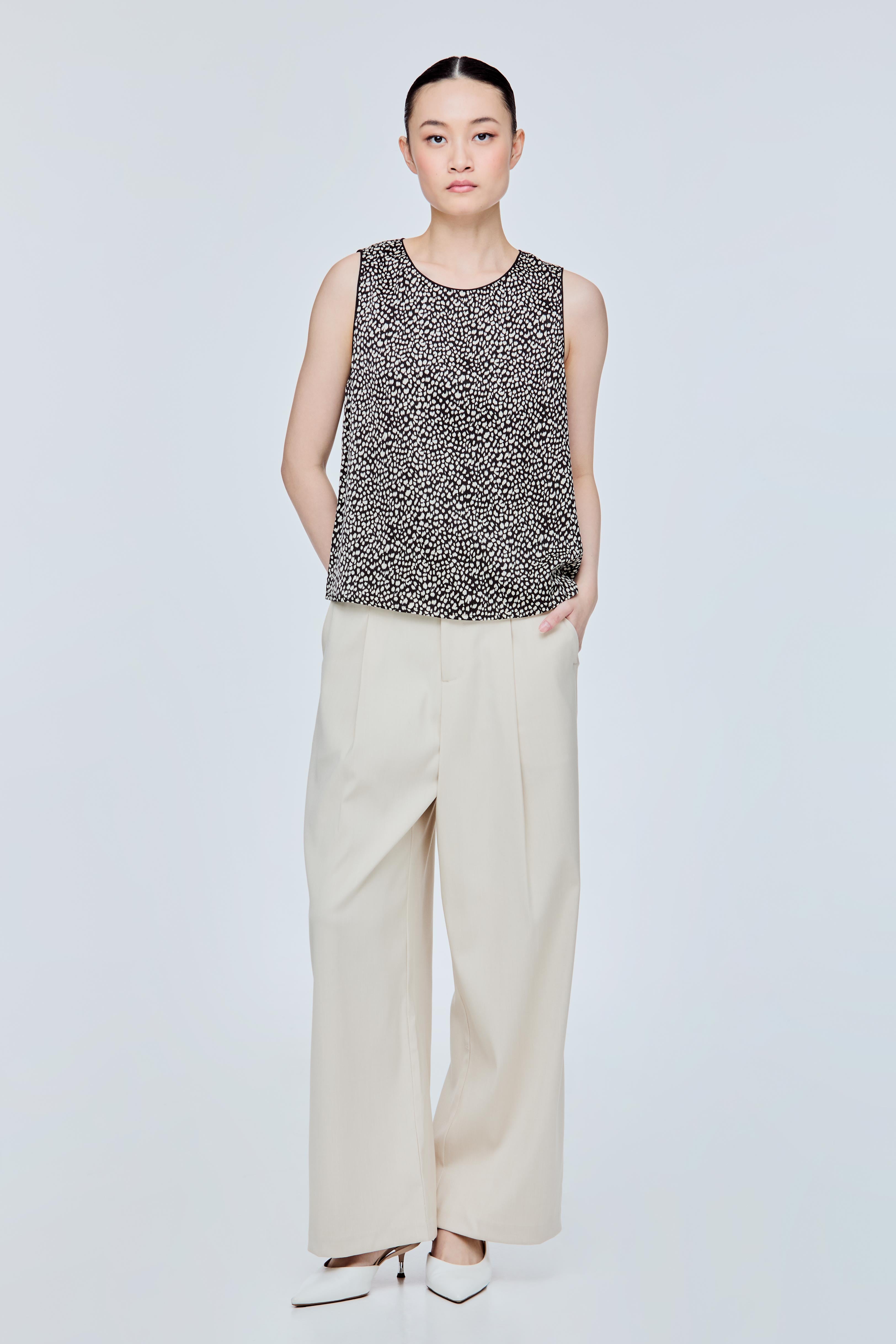 Basic Printed Flare Blouse – iORA Malaysia