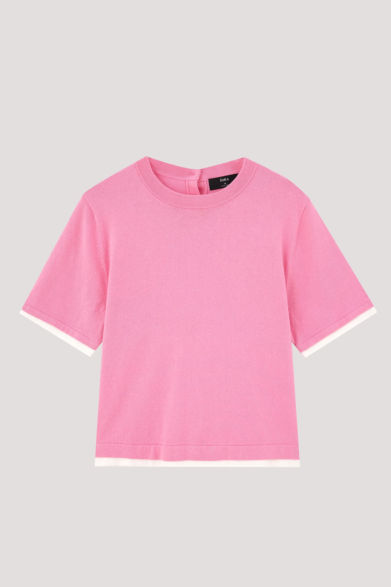 Contrast Trim Knit Top – iORA Malaysia