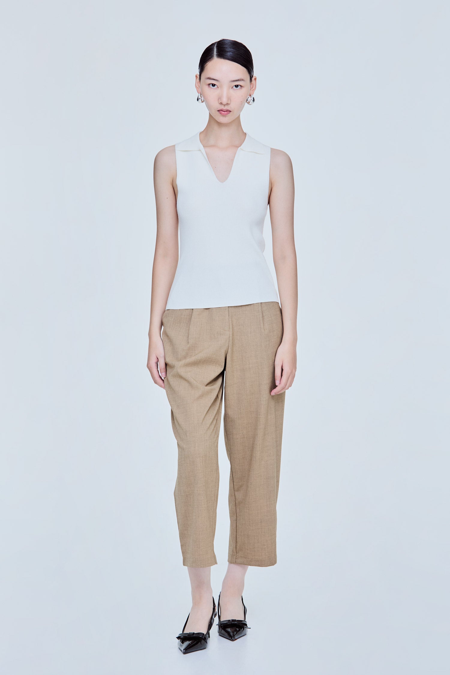 Smart Collared Knit Top – iORA Malaysia