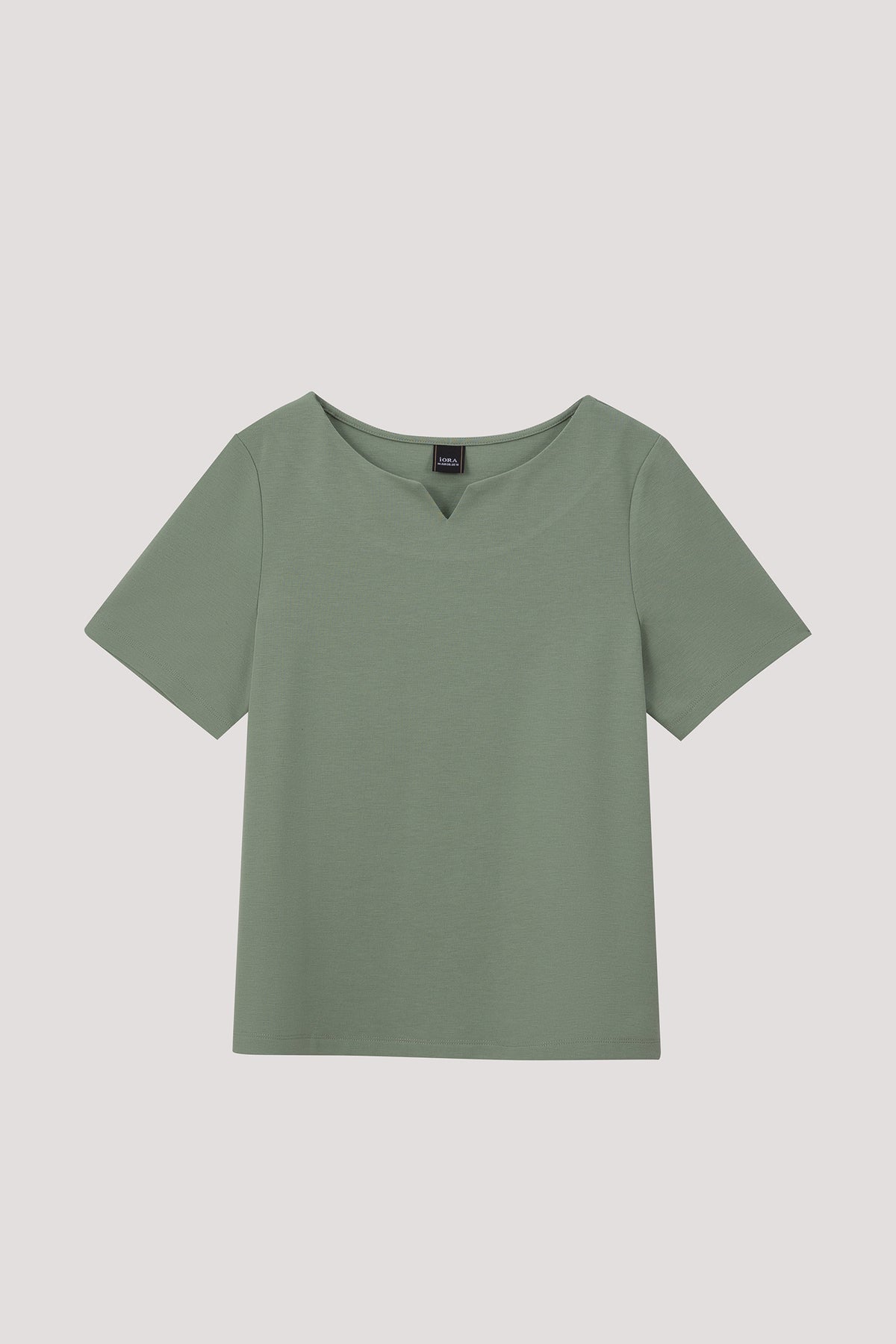 Slashed Necklined Tee – iORA Malaysia