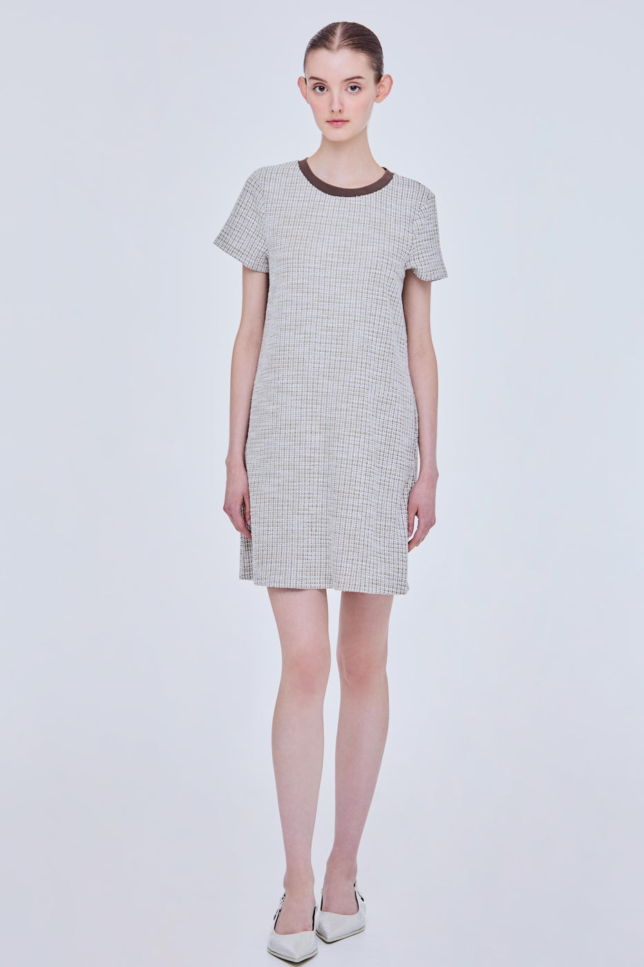 Tweed Boxy Dress – iORA Malaysia