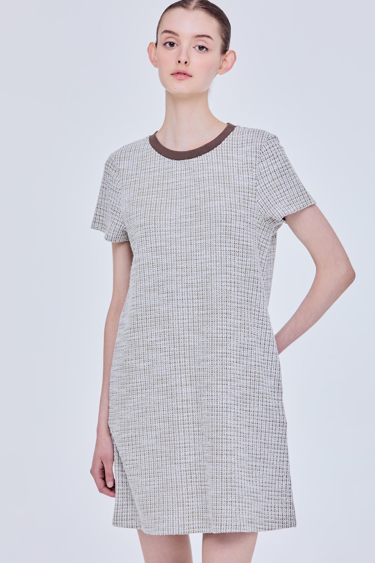 Tweed Boxy Dress – iORA Malaysia