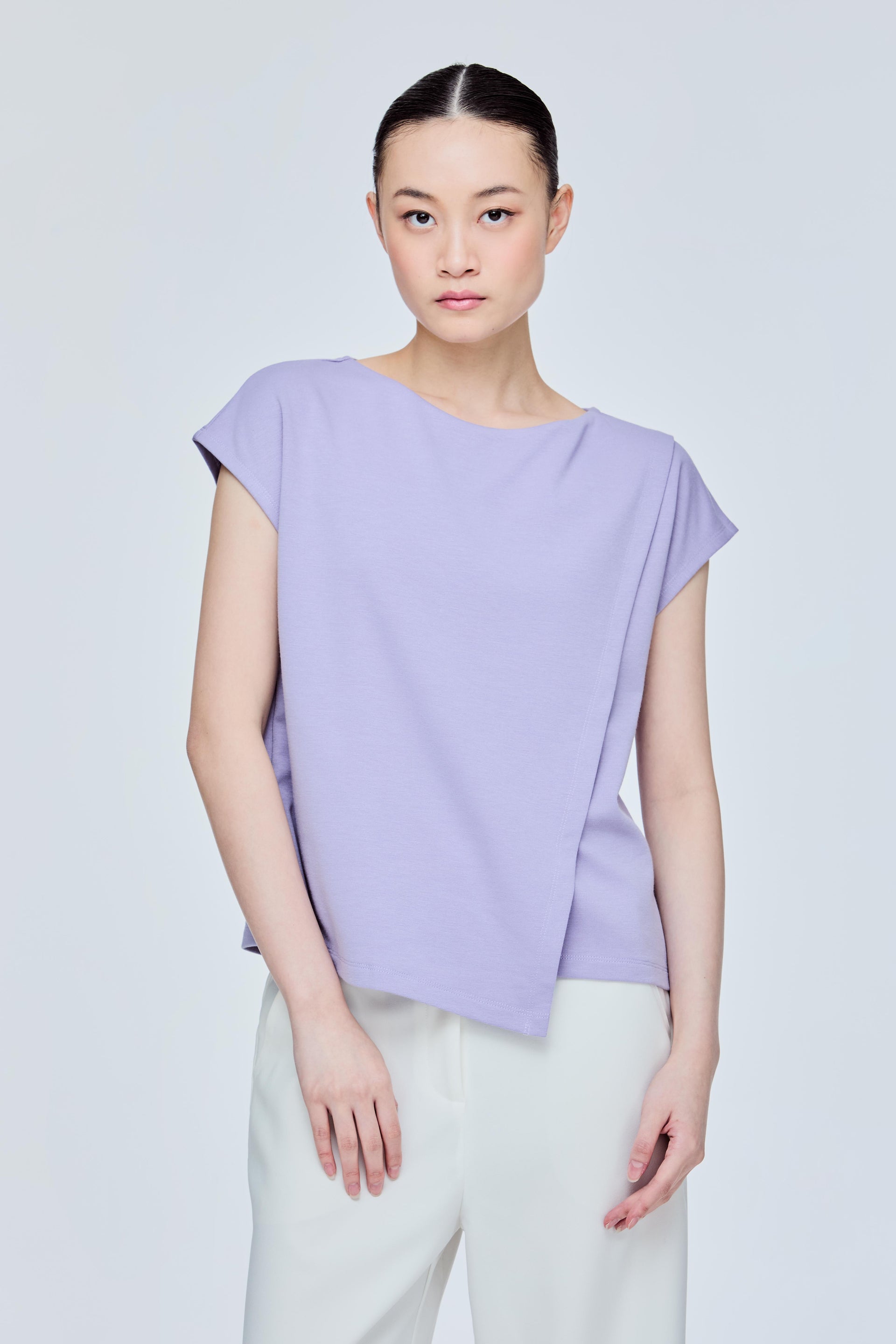 Slant Fabric Design Top – iORA Malaysia