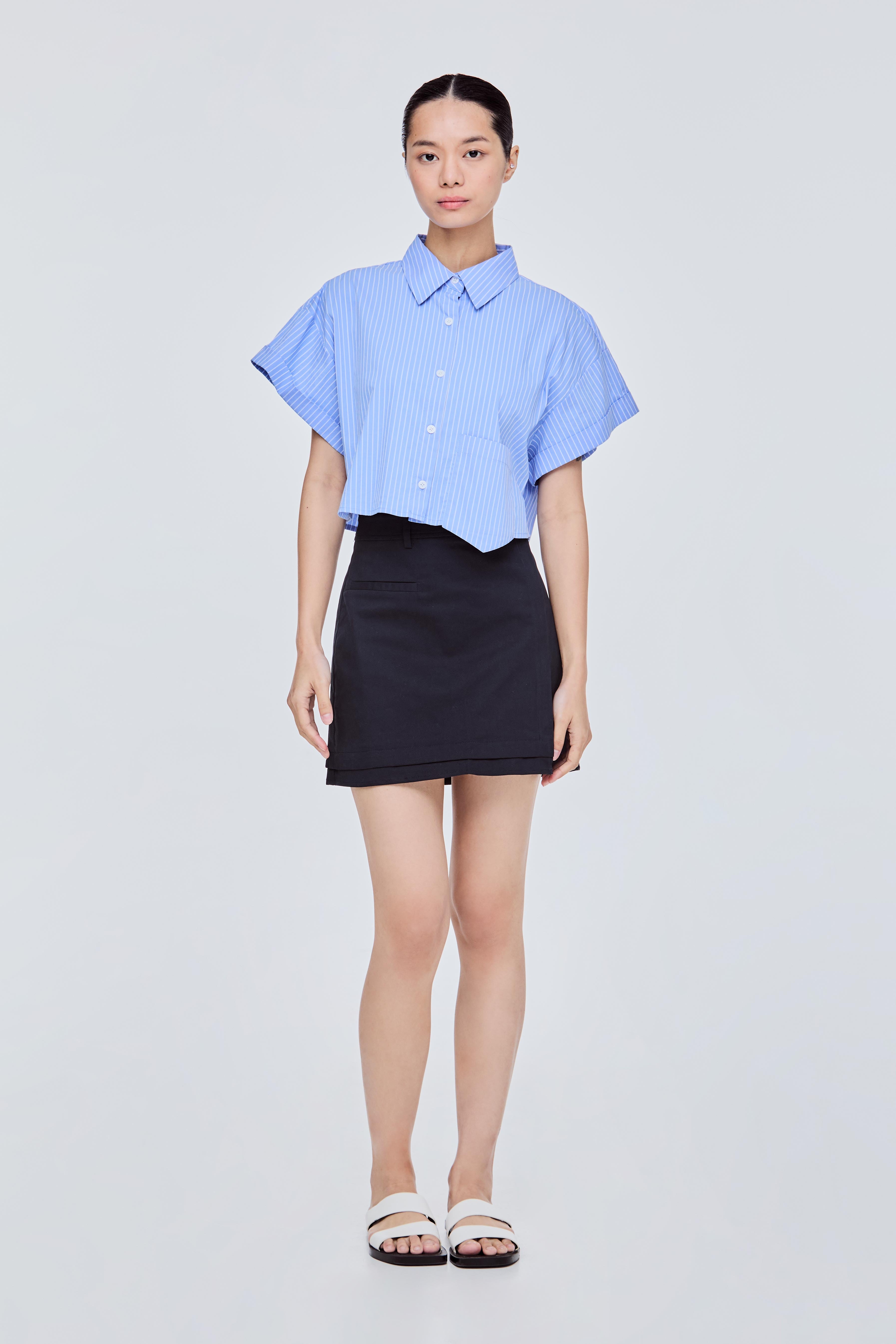 Cropped Collared Shirt – iORA Malaysia