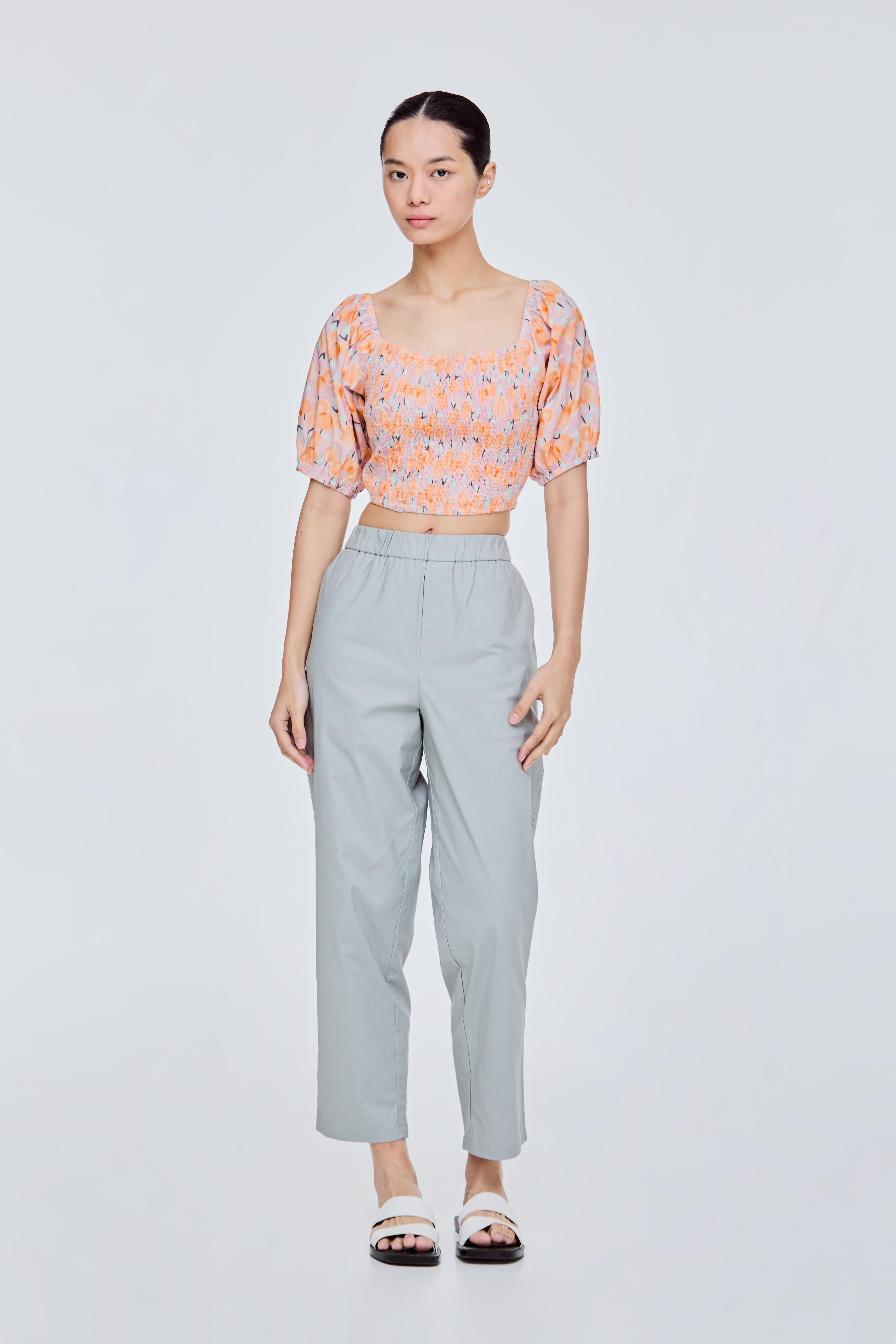 Printed Cropped Top – iORA Malaysia