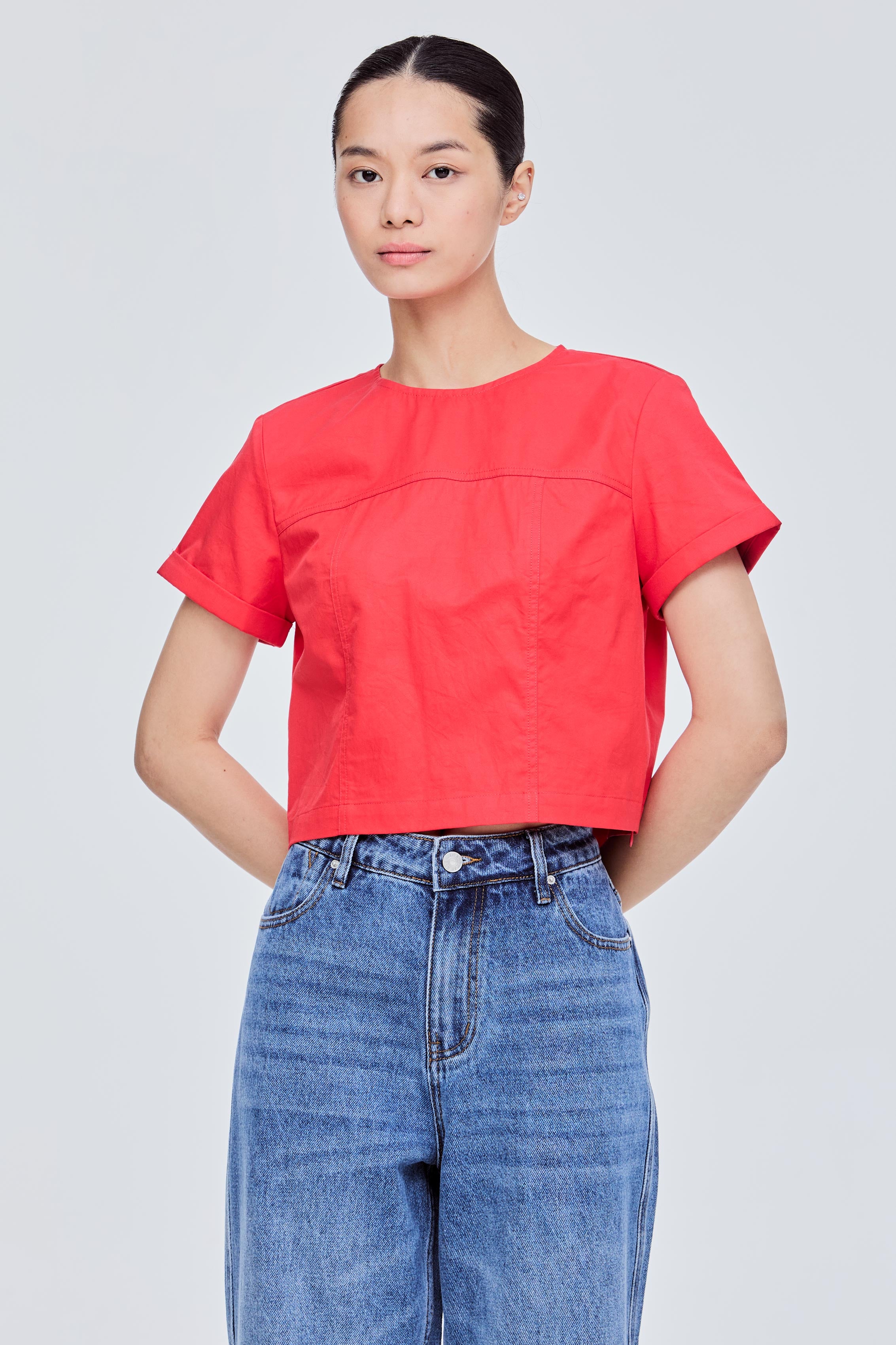 Cropped Panelled Top – iORA Malaysia