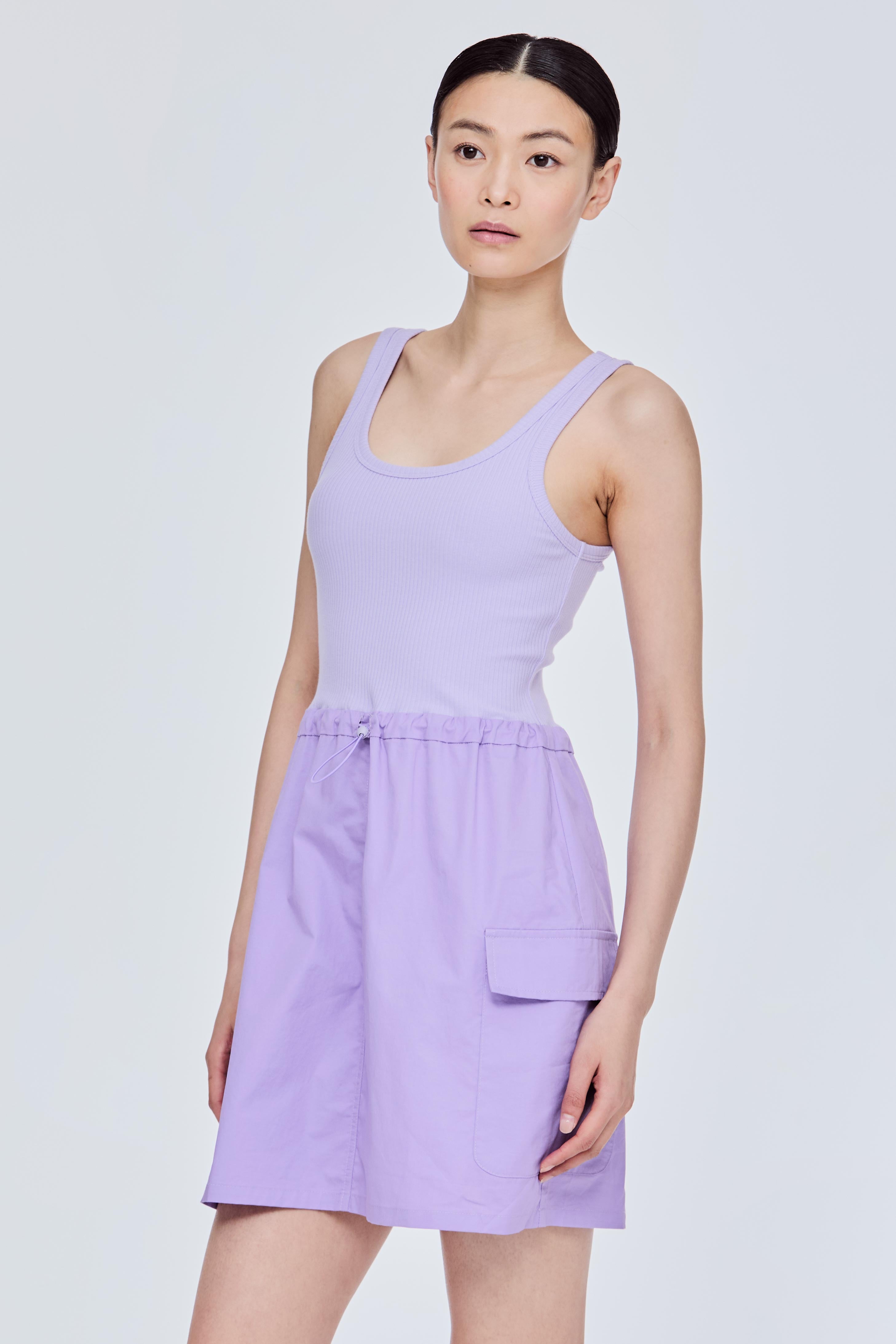 Two Tone Drawstring Mini Dress – iORA Malaysia