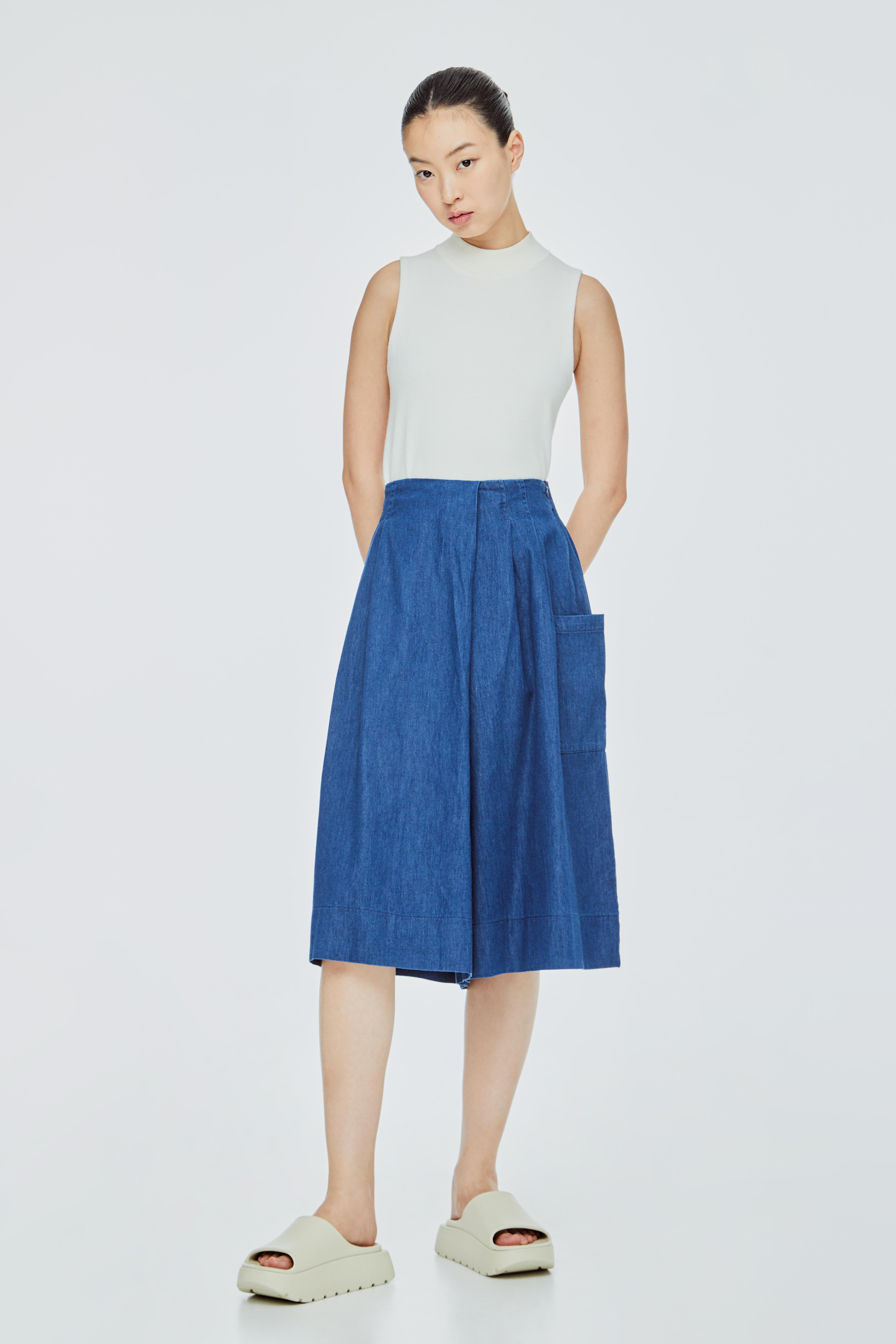 Overlapping Wide Leg Pants – iORA Malaysia