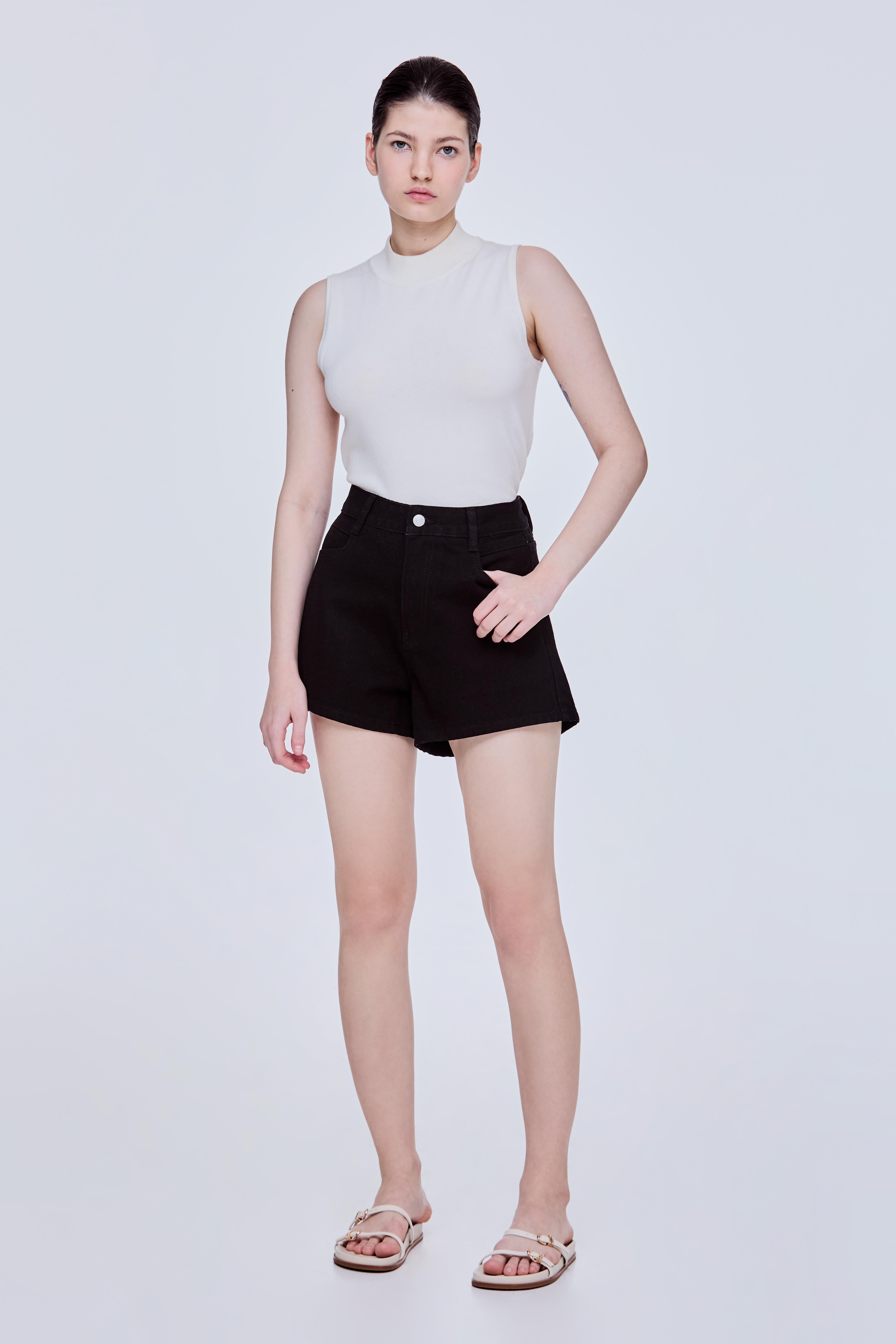 Square Pocket Denim Shorts – iORA Malaysia