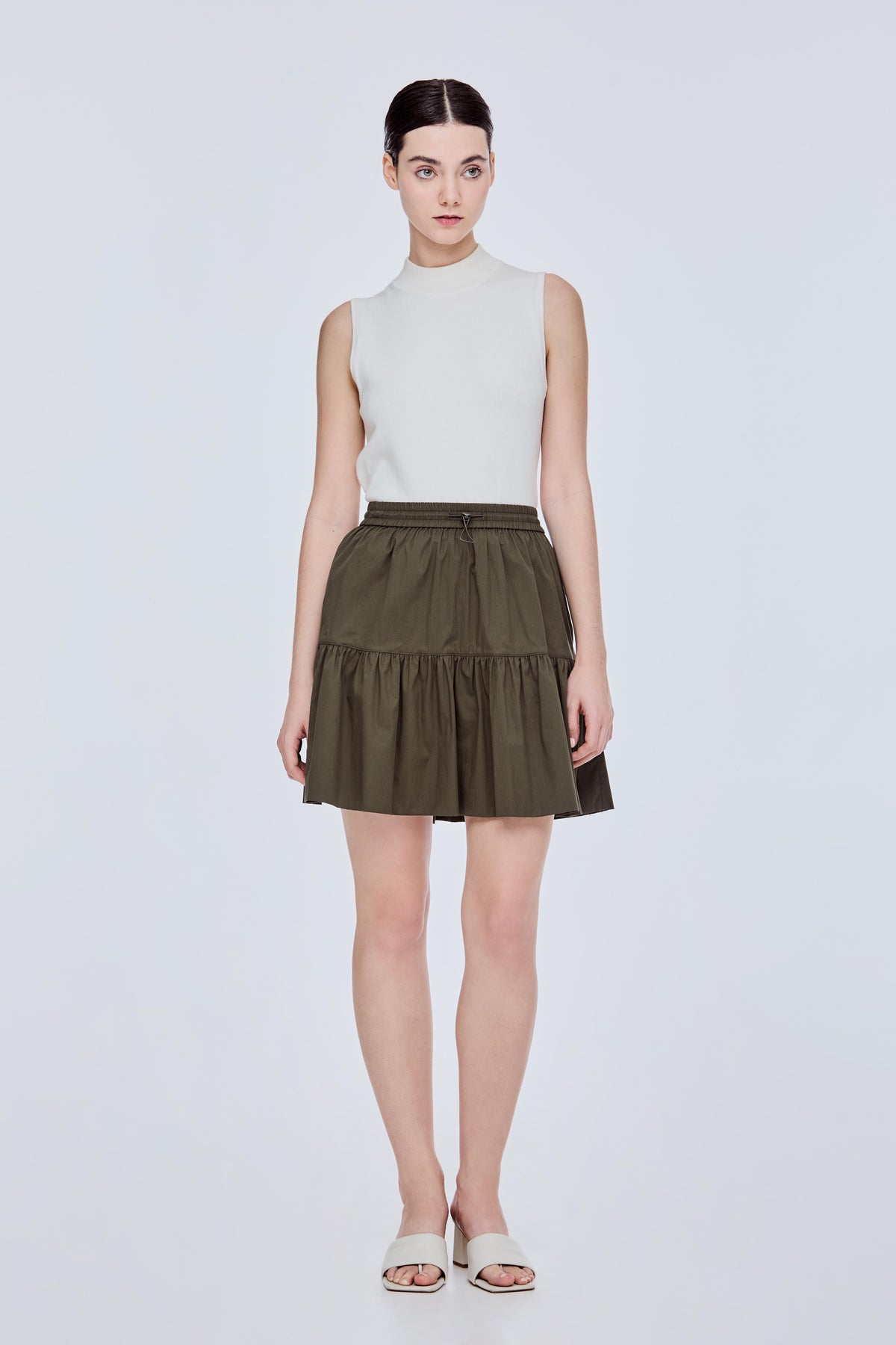 Gathered Tiered Mini Skirt – iORA Malaysia
