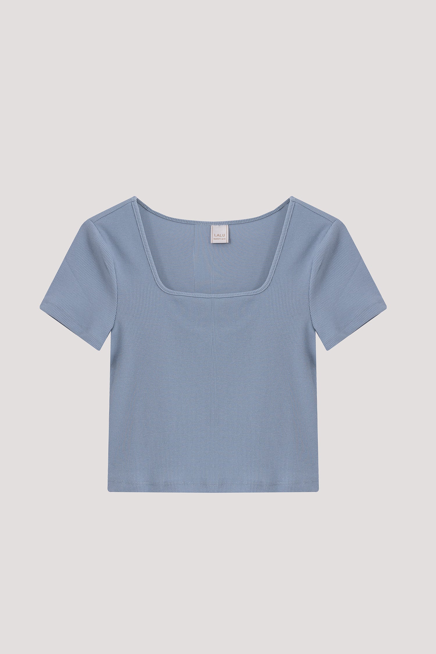 Square Neck Rib Crop Top – iORA Malaysia