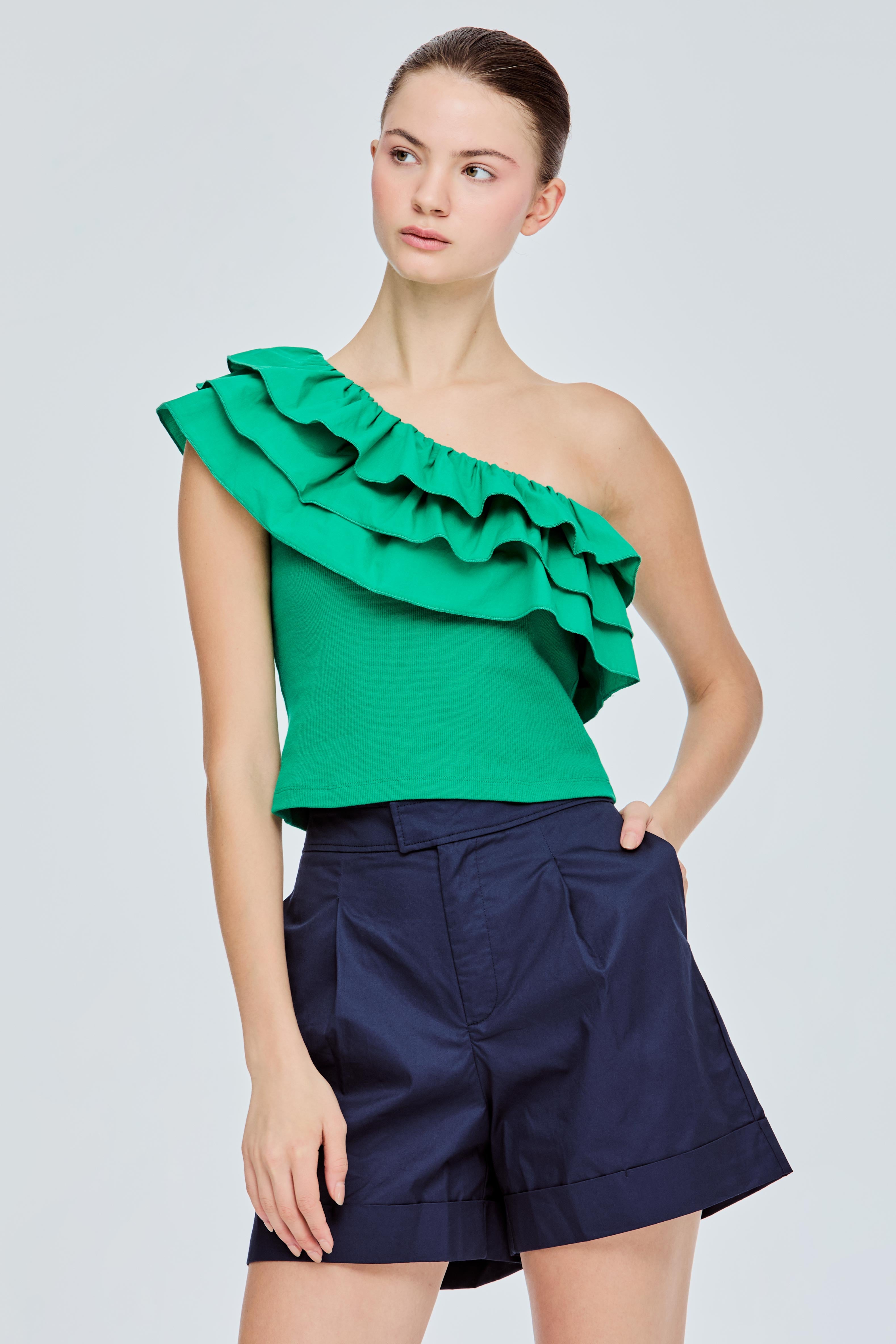 Toga Ruffle Top – iORA Malaysia