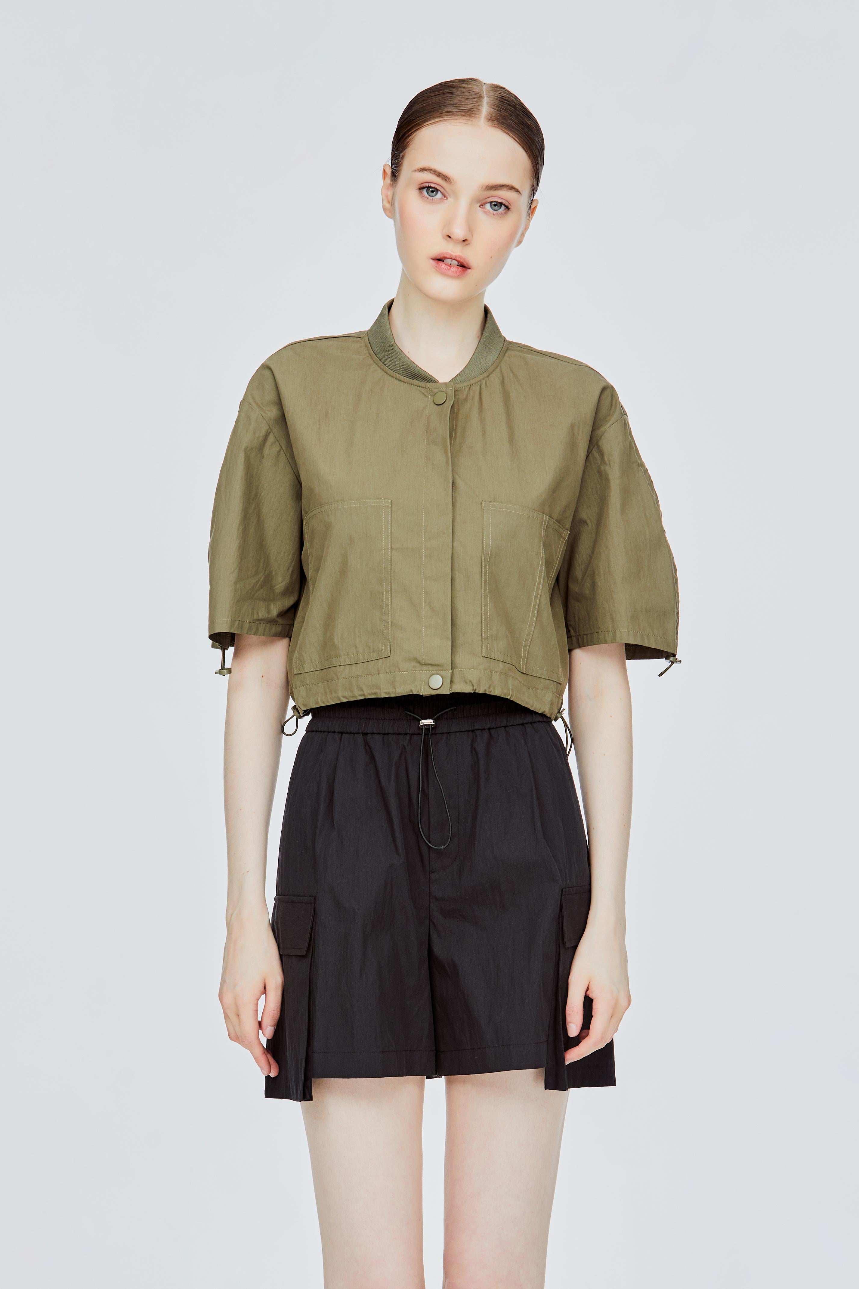 Ruching Detail Jacket – iORA Malaysia