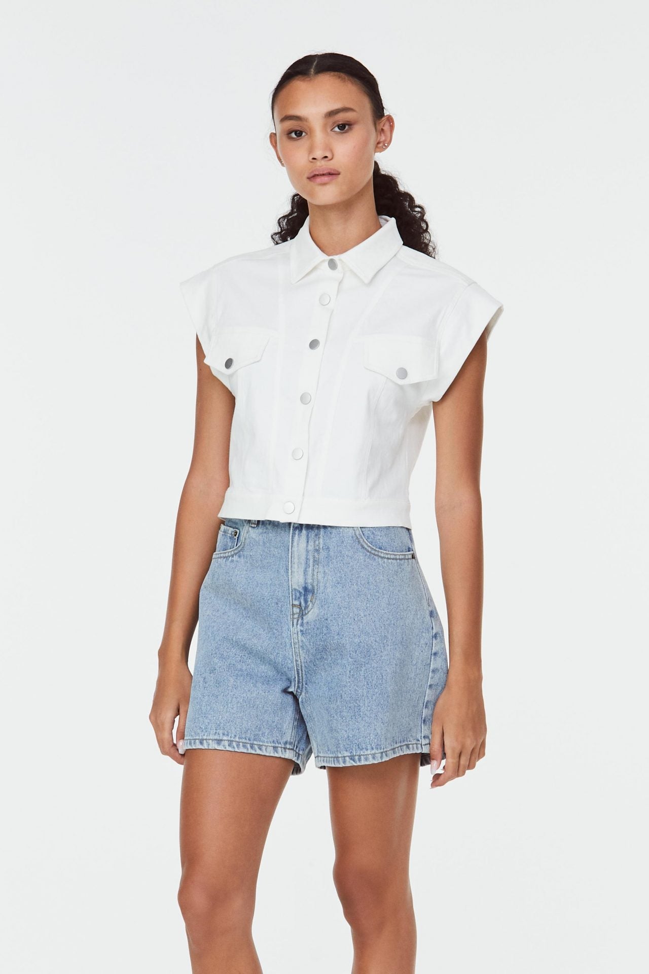 Utilitarian Button Down Top – iORA Malaysia