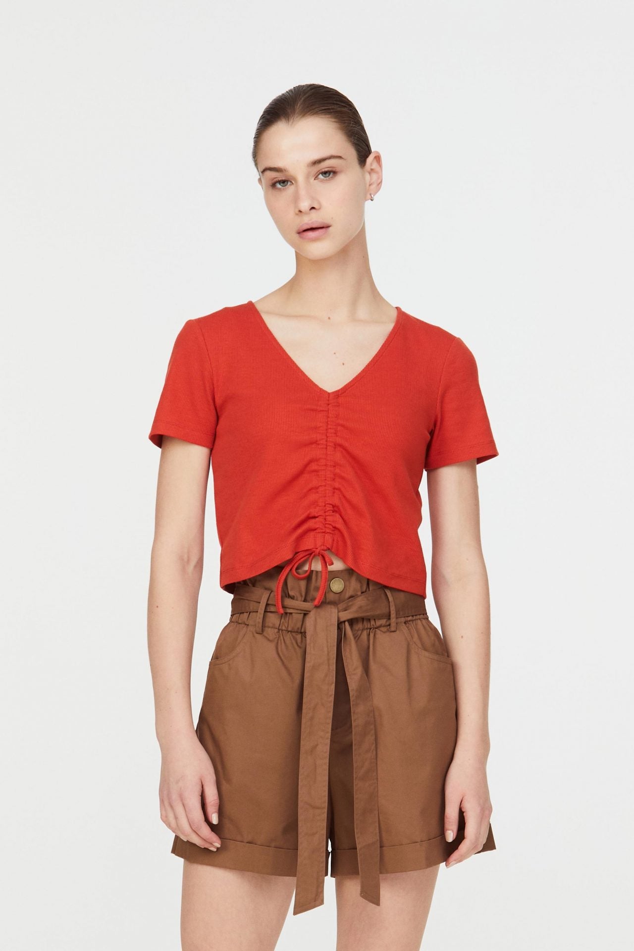 Knitted Ruched Top – iORA Malaysia