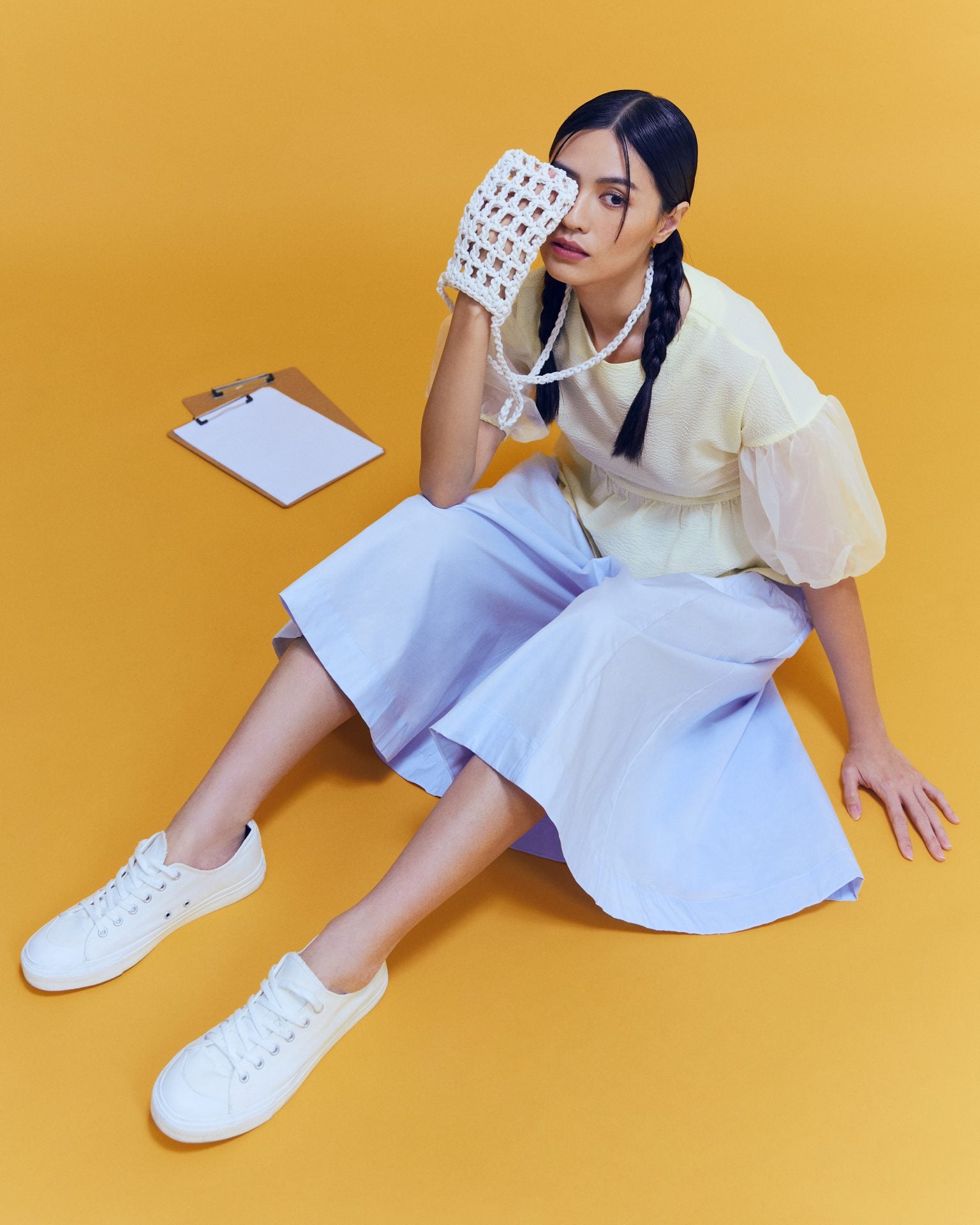 A-Line Flare Midi Skirt – iORA Malaysia