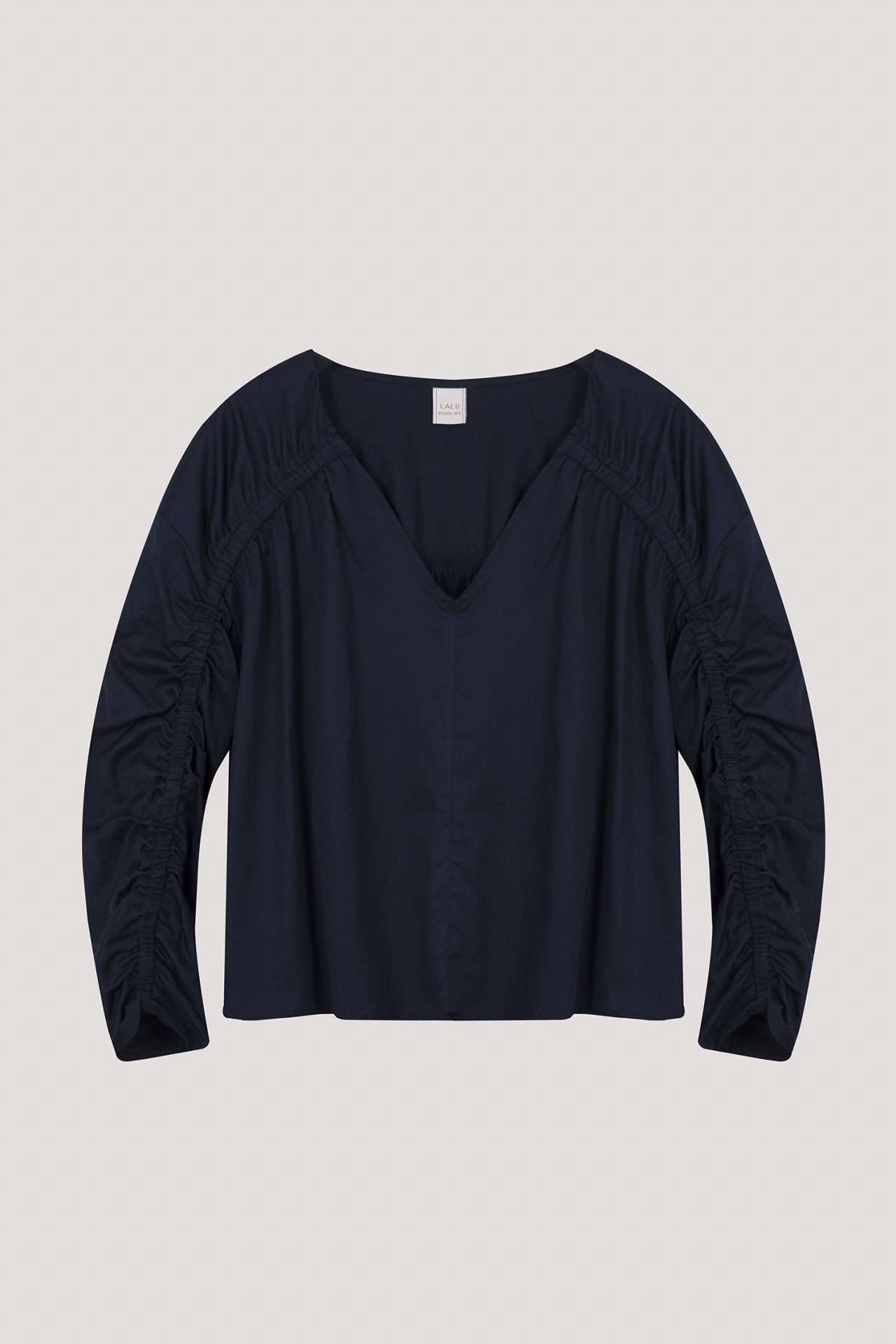 Elastic Gathered Detail Blouse – iORA Malaysia