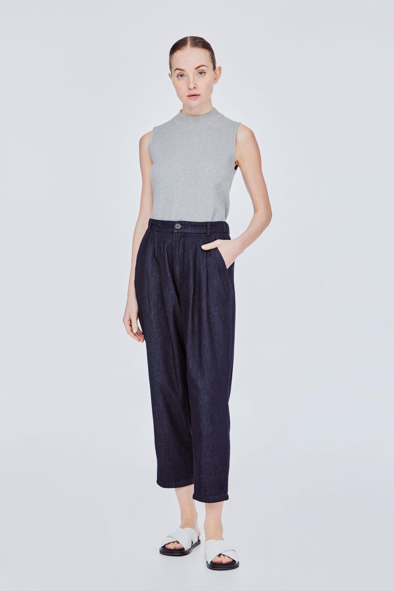Double Pleat Pants – iORA Malaysia