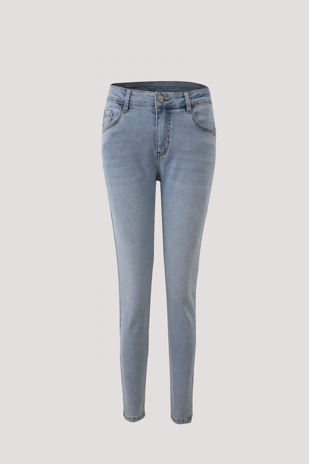 Slim Fit Slit Jeans – iORA Malaysia